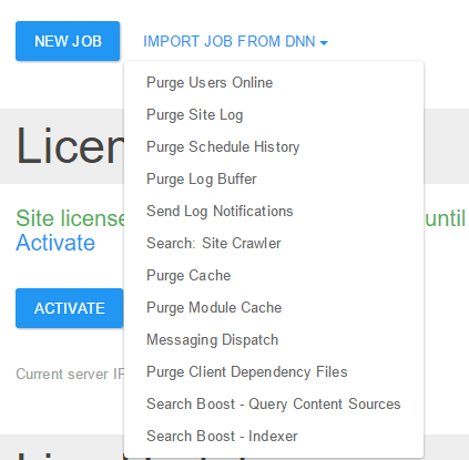 Migrate from DNN Scheduler | DNN Sharp Documentation Center